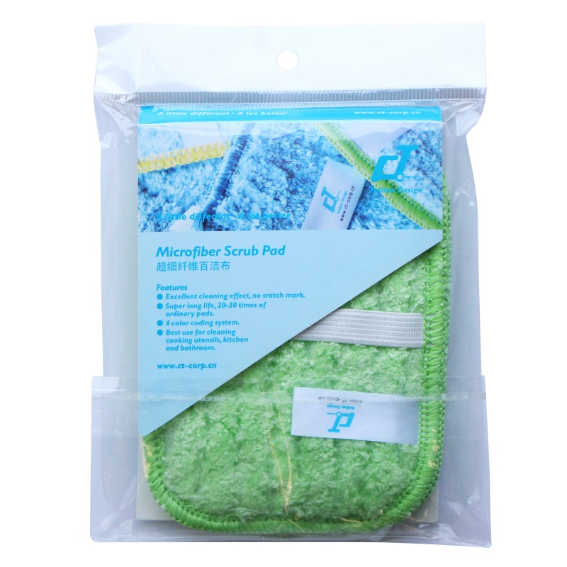 微纖百潔布-Microfiber Scrub Pad GN-CT-Cleanic